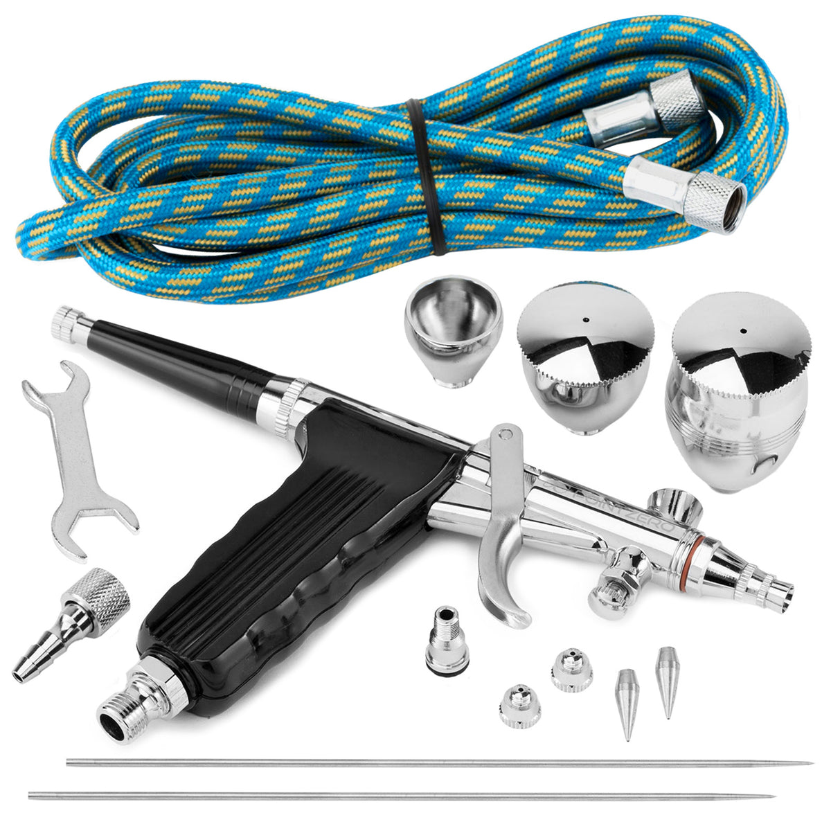 Precision Trigger-Style Airbrush Set with MAC Valve – Mix Wholesale