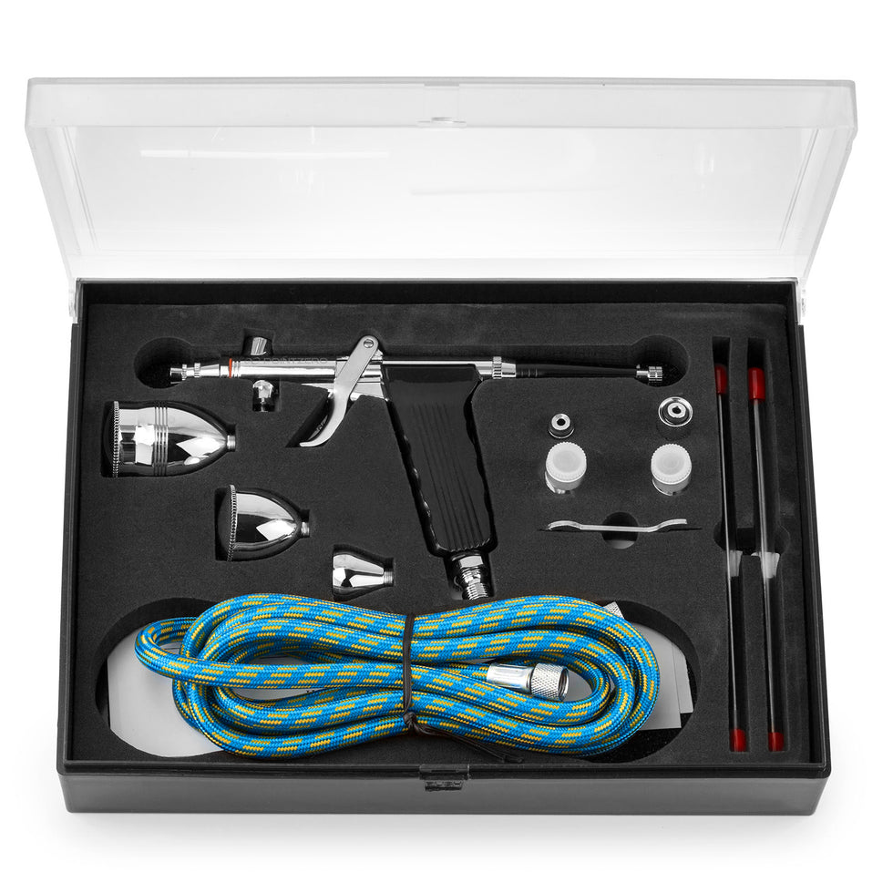 Precision Trigger-Style Airbrush Set with MAC Valve – Mix Wholesale