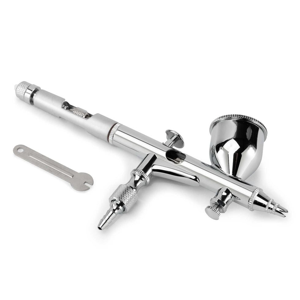 Precision Dual-Action 9cc MAC Valve Crenelated Airbrush - .2mm Nozzle ...