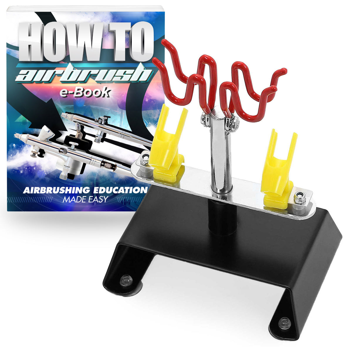 Four Station Airbrush Tabletop Stand Holder – Mix Wholesale