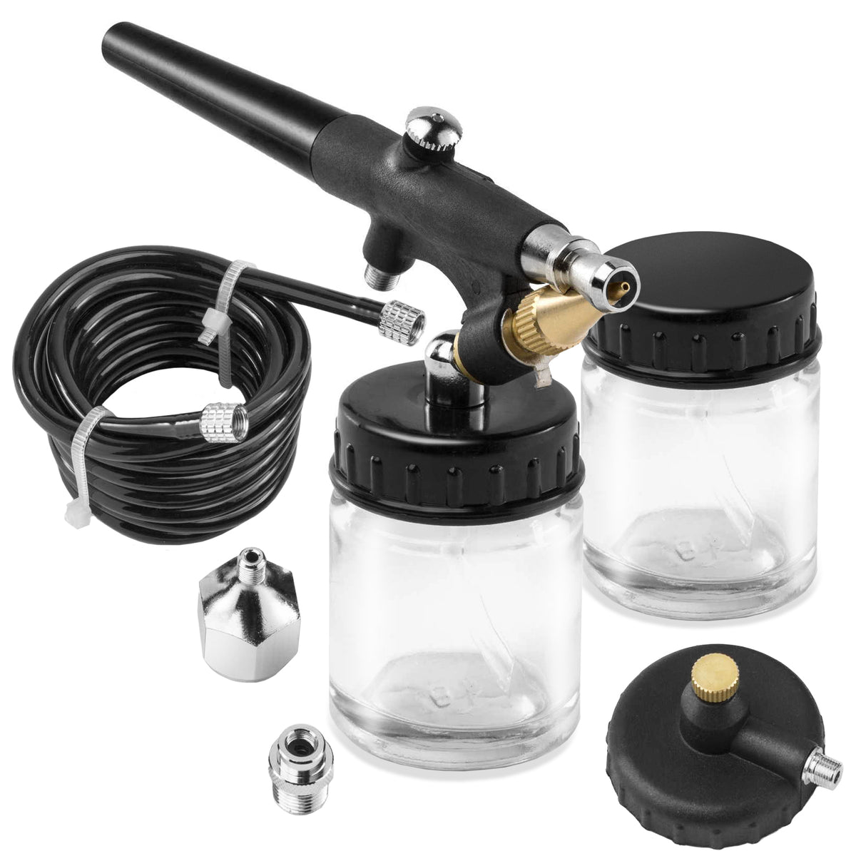 Hobby Airbrush Starter Kit with Black Paint – Mix Wholesale