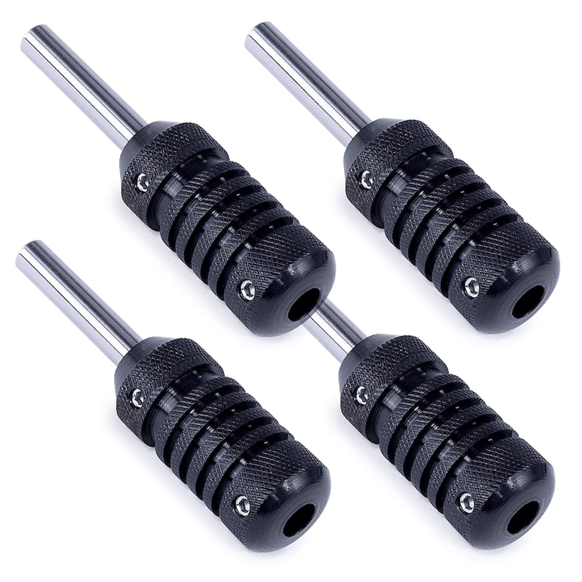 4 Knurled Tattoo Machine Grips – Mix Wholesale