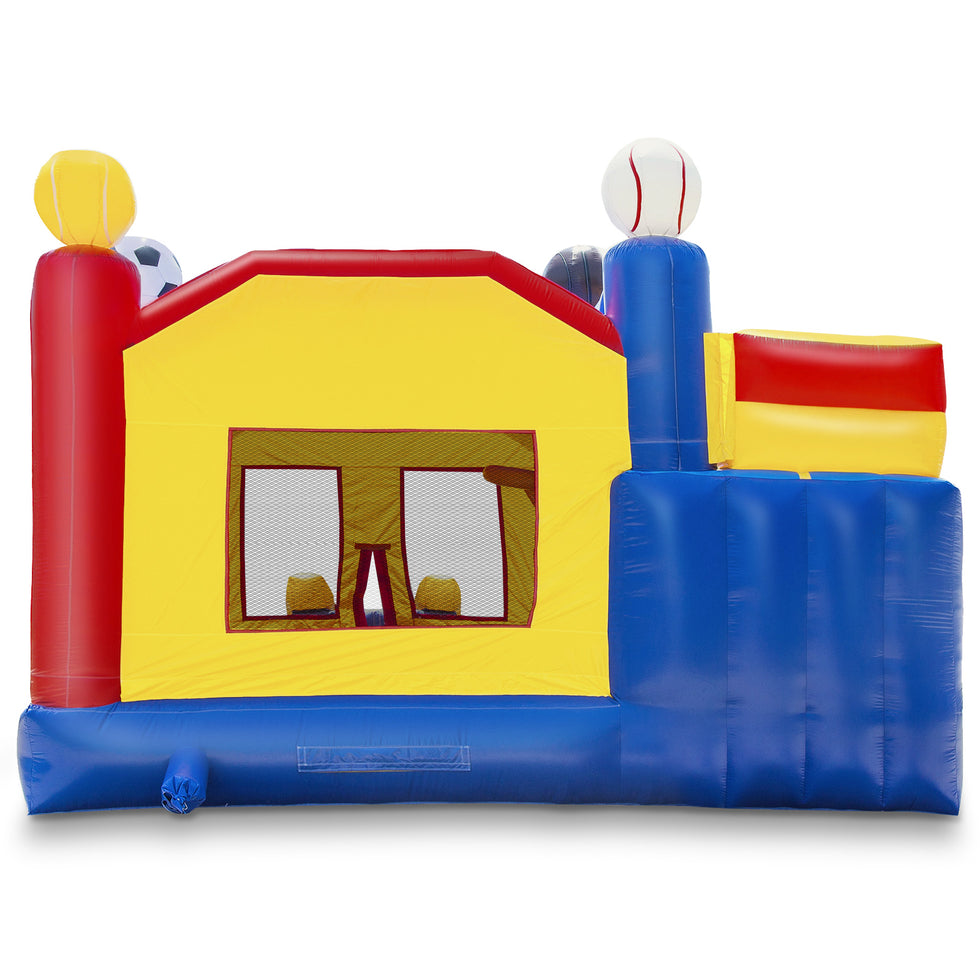 Commercial Sports Inflatable Bounce House and Slide by Cloud 9 – Mix ...