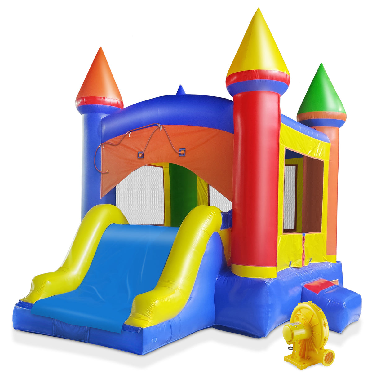 Commercial Inflatable Bounce House with Water Slide and Blower – Mix ...