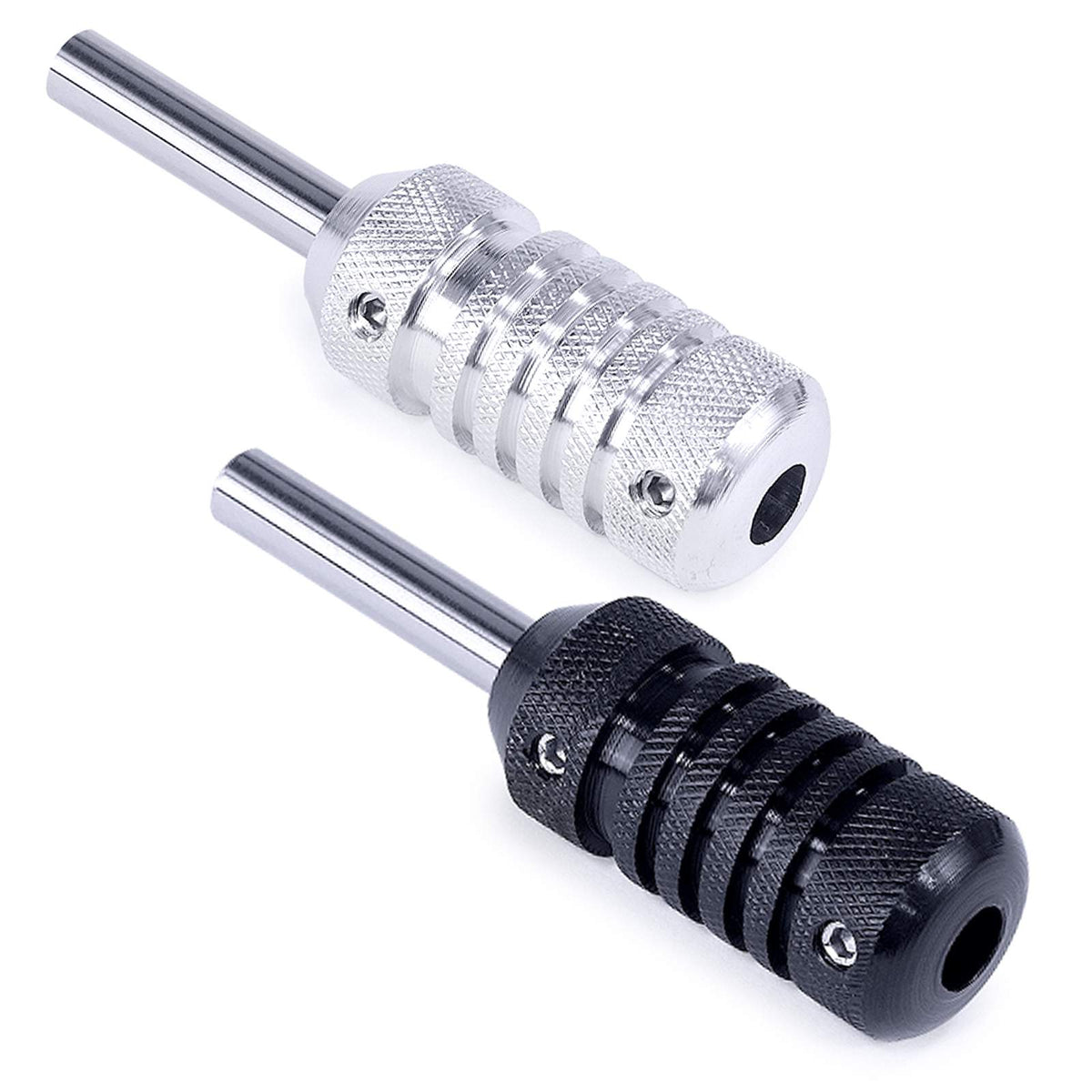 4 Knurled Tattoo Machine Grips – Mix Wholesale