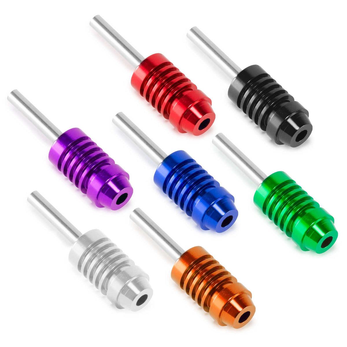 4 Ringed Tattoo Machine Grips – Mix Wholesale