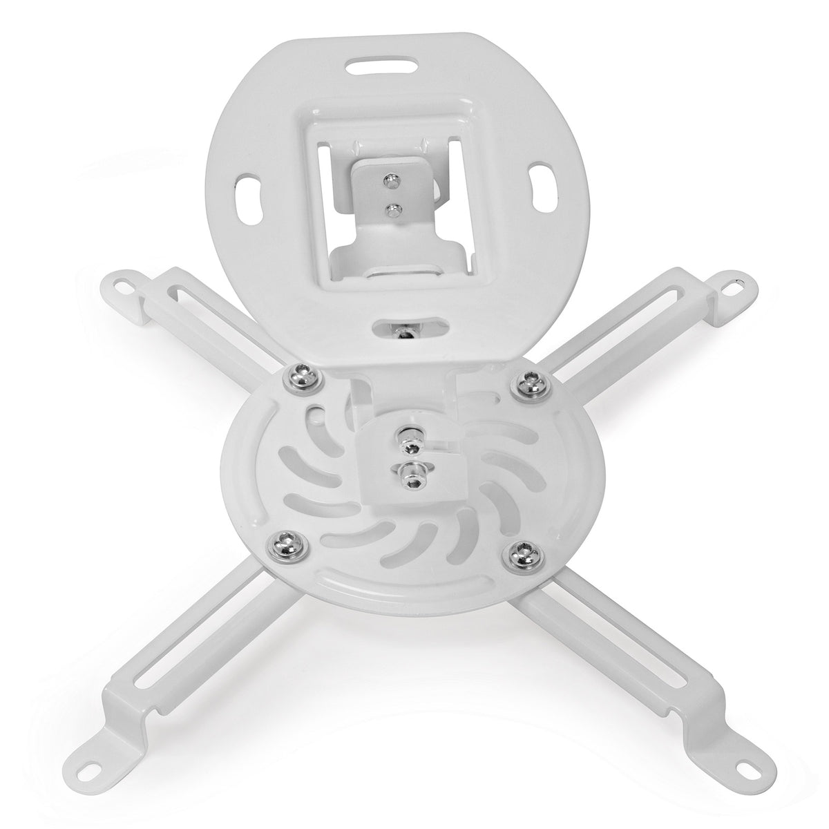 Universal Low Profile Ceiling Projector Mount - White by Mount Factory ...